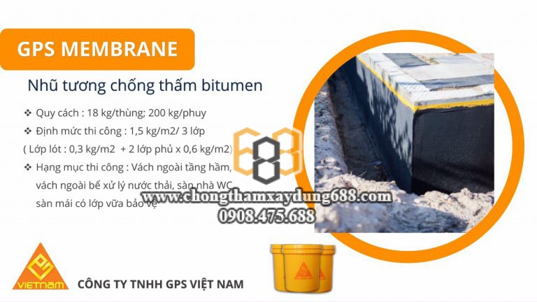 Chống thấm bitum GPS Membrane - Tổng kho hoá chất GPS giá rẻ nhất thị ...