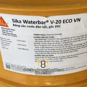 Băng cản nước Sika Waterbar V20 Eco - Tổng kho hoá chất GPS giá rẻ nhất thị trường